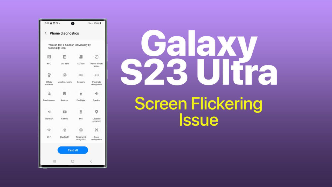How to Fix Screen Flickering Issue on Galaxy S23 Ultra - Seber Tech