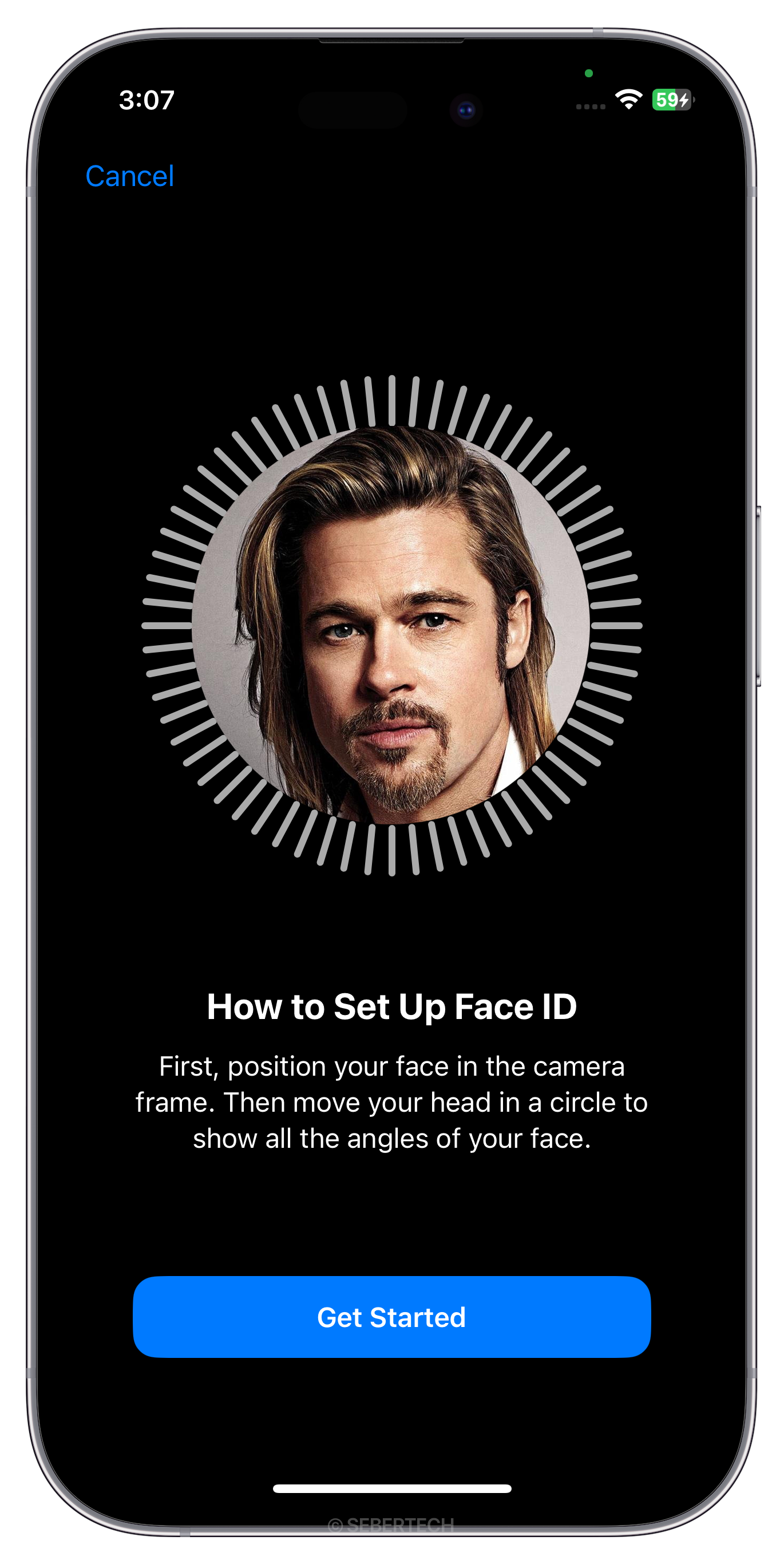 How to Set Up Face ID on iPhone 15 - Seber Tech