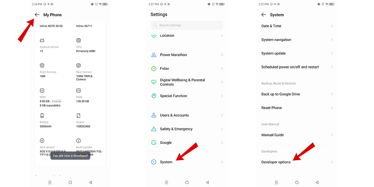 Infinix Note 30 5g Developer Mode How To Activate And When To Use It Seber Tech
